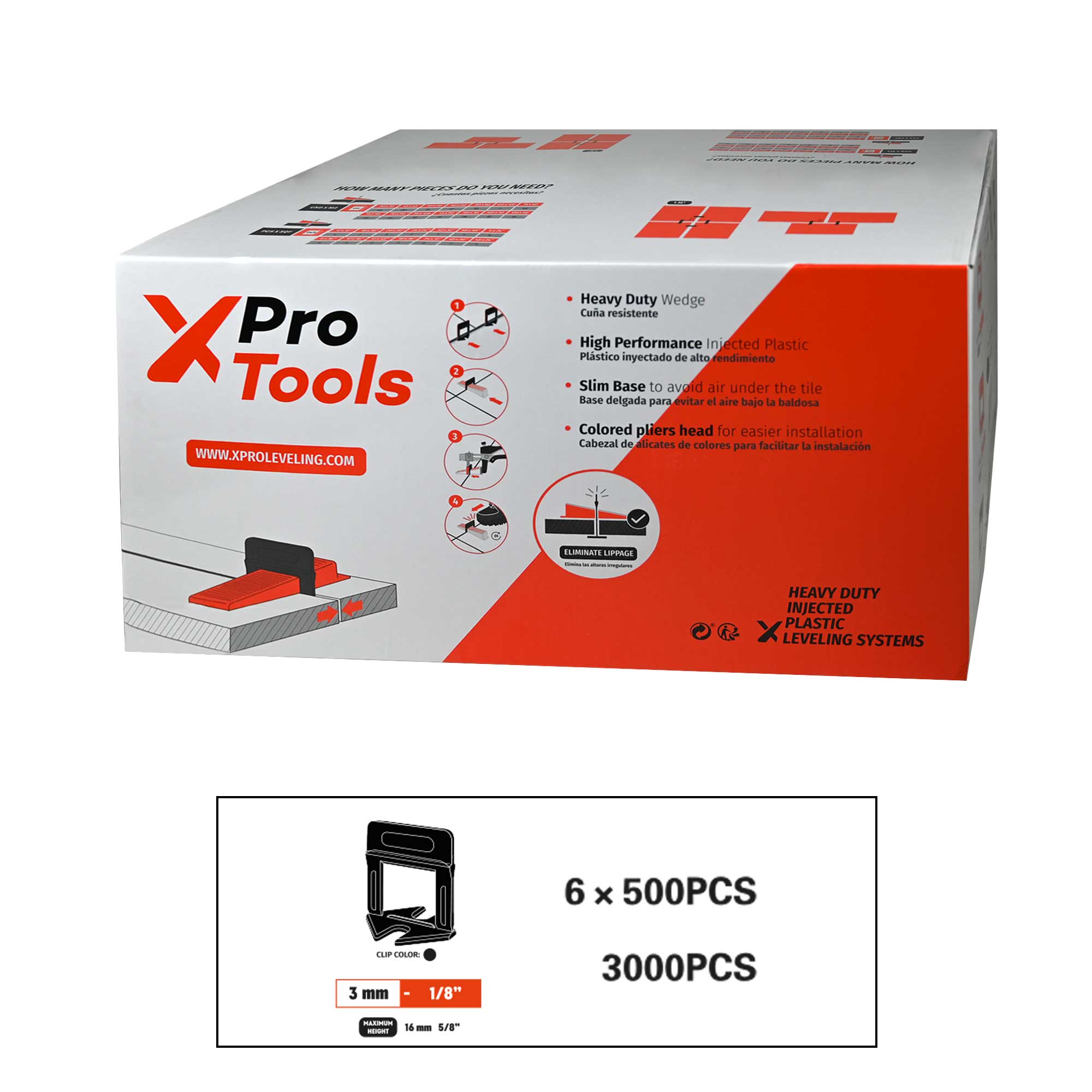 Xpro Clip 1/8" Leveling System - XPro Leveling