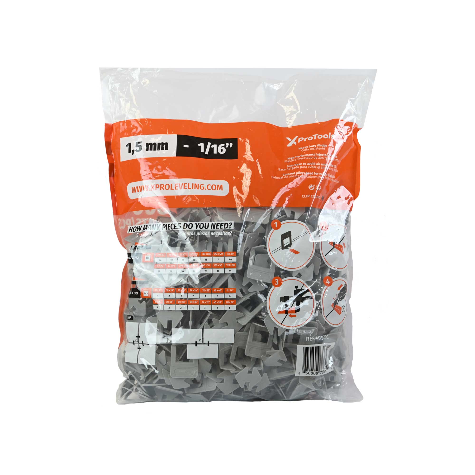 Xpro Clip 1/16" Leveling System - XPro Leveling