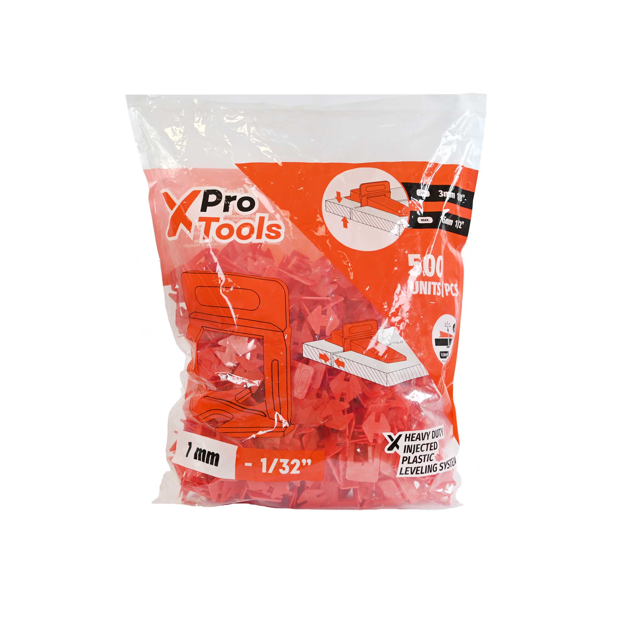 Xpro Clip 1/32″ Leveling System - XPro Leveling