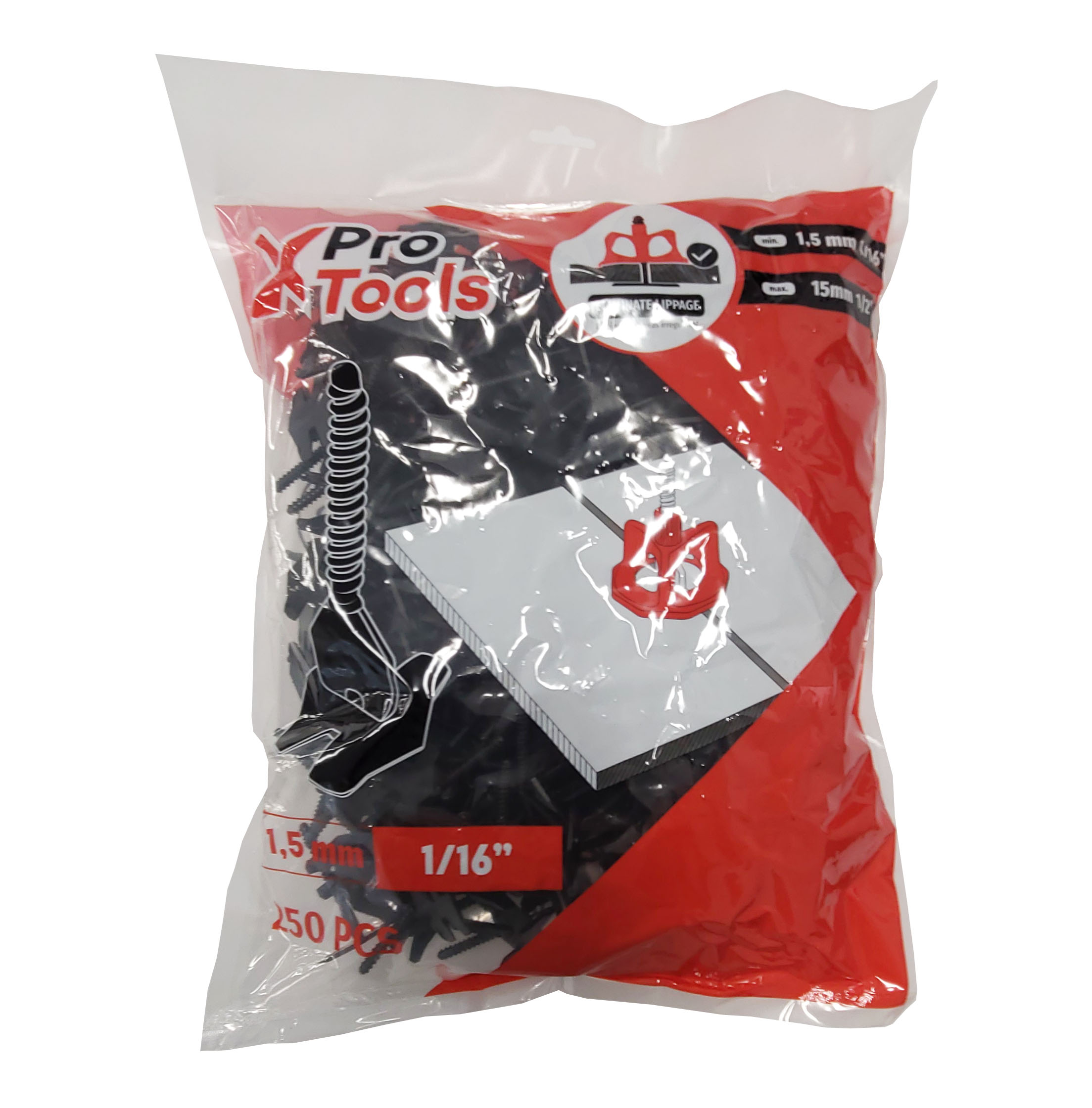 1/16 Spacer Spin 250 pcs - XPro Leveling