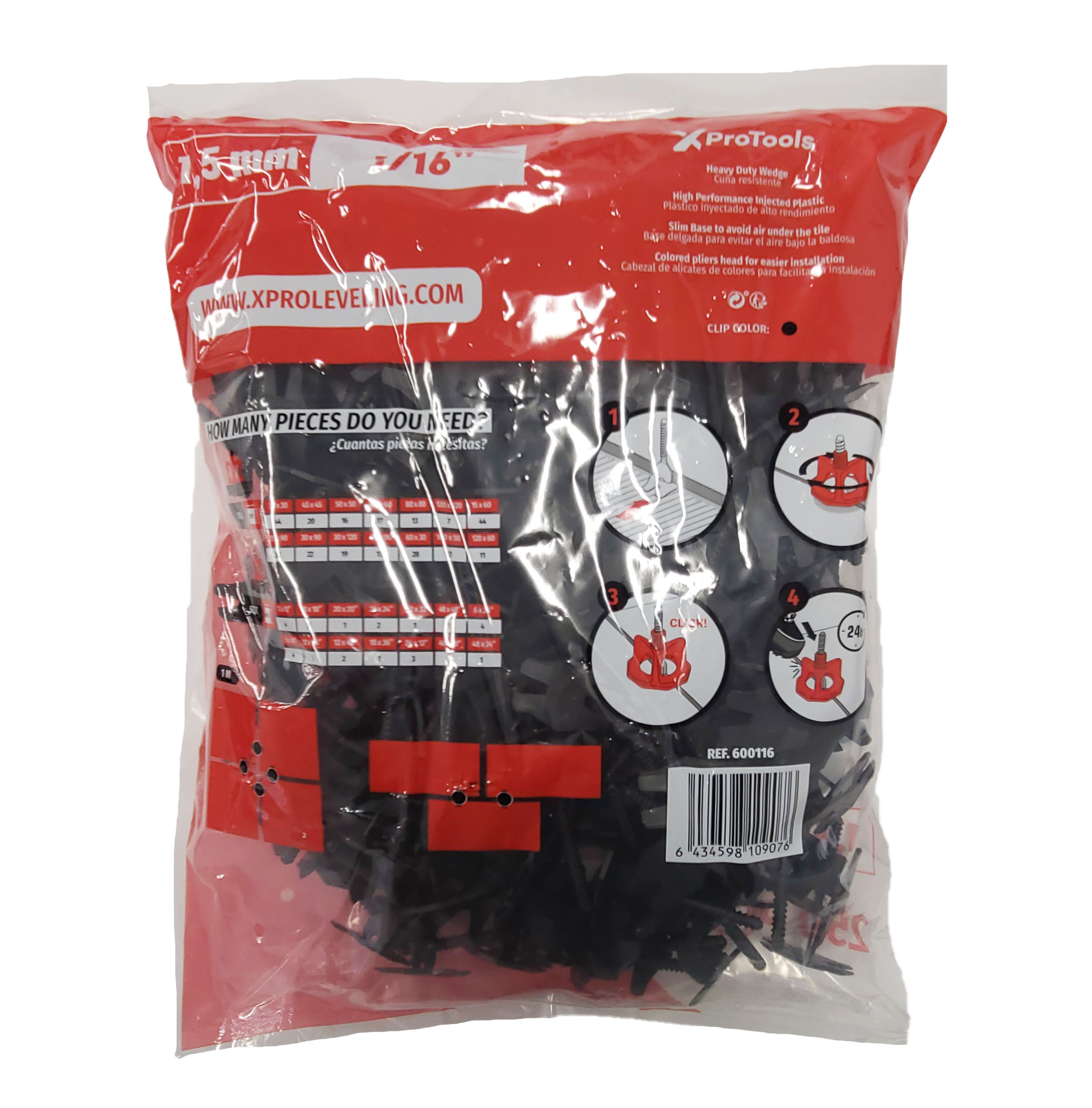 1/16 Spacer Spin 250 pcs - XPro Leveling